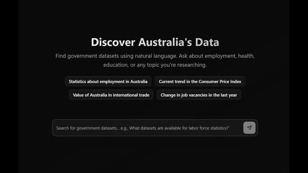 DataCompass – #GovHack 2025 Project - YouTube