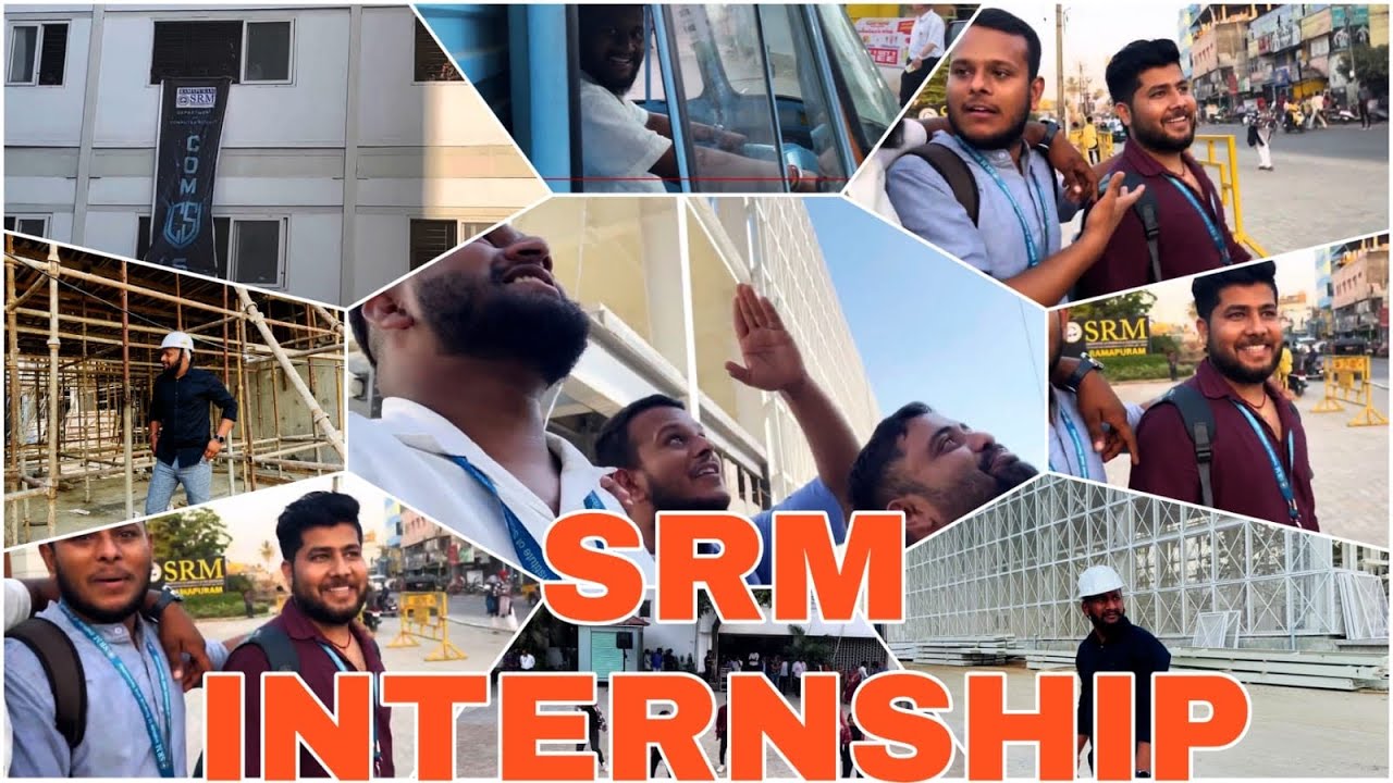 First Internship In SRM || Event going In College - YouTube