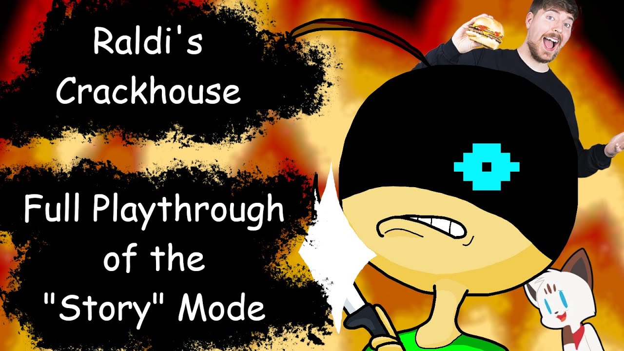 Raldi's Crackhouse | Full Playthrough of the "Story" Mode (Baldi's ...