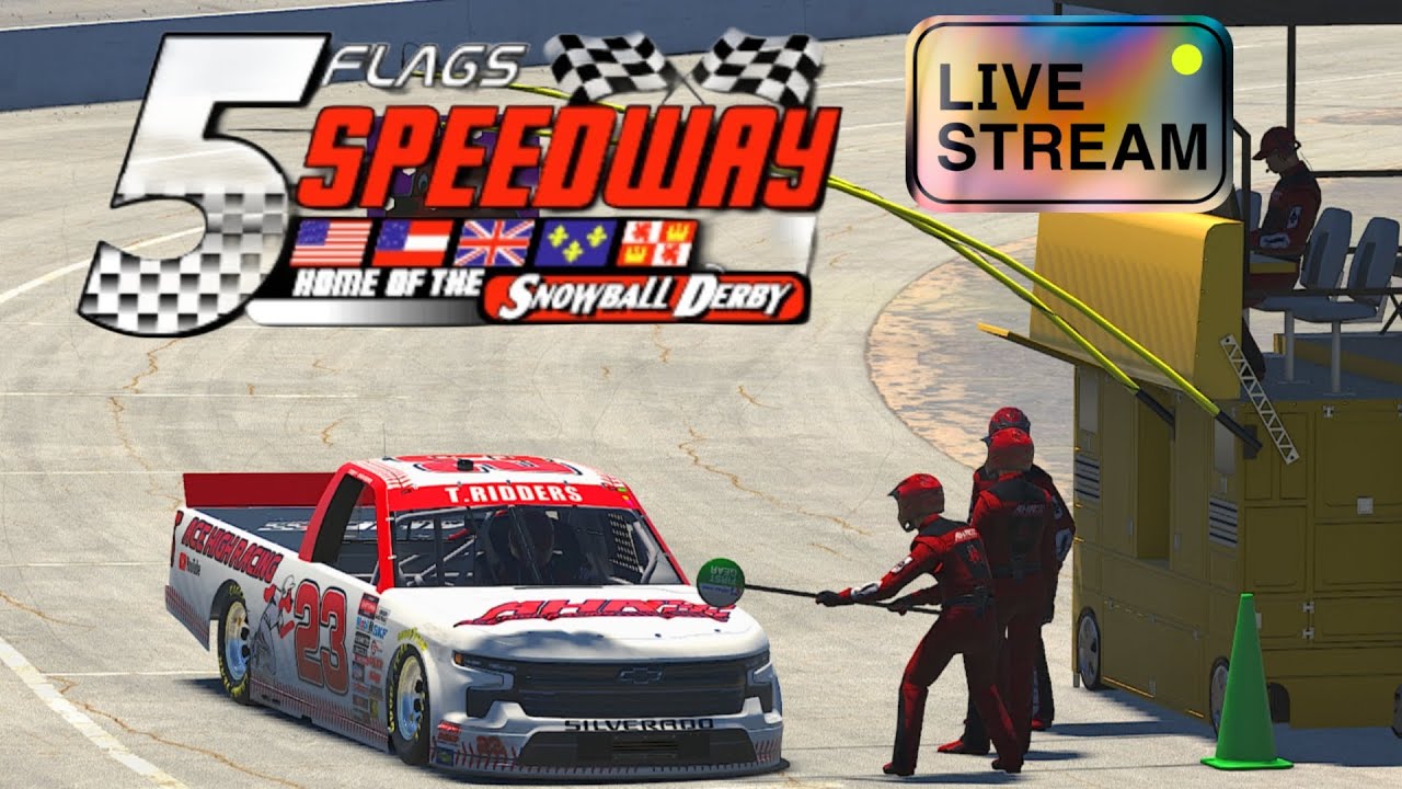 Iracing Truck Series At Five Flags Speedway. - YouTube