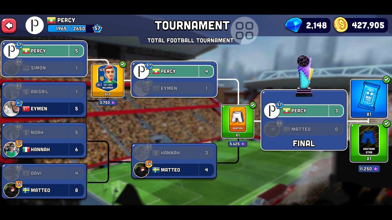 Mini Football Gameplay #15 Total Football Tournment - YouTube