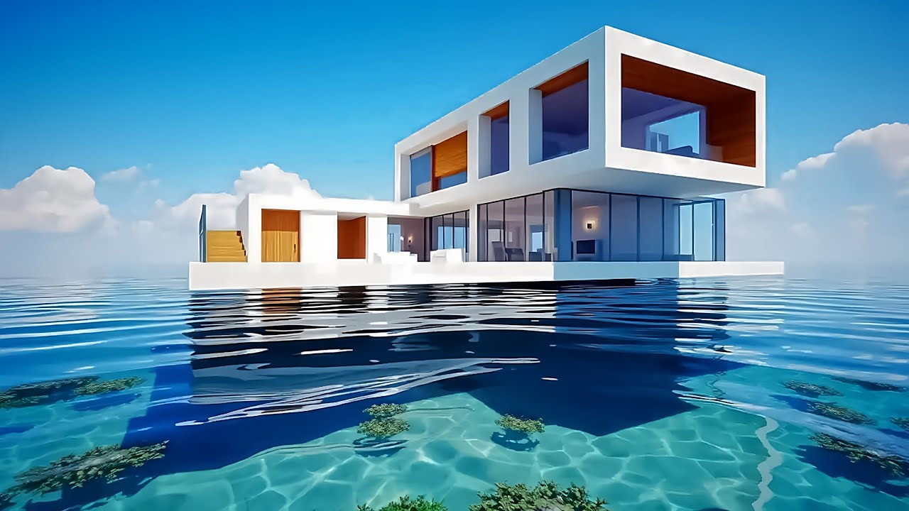 "Luxury Overwater House in Minecraft – Ultimate Design!" - YouTube