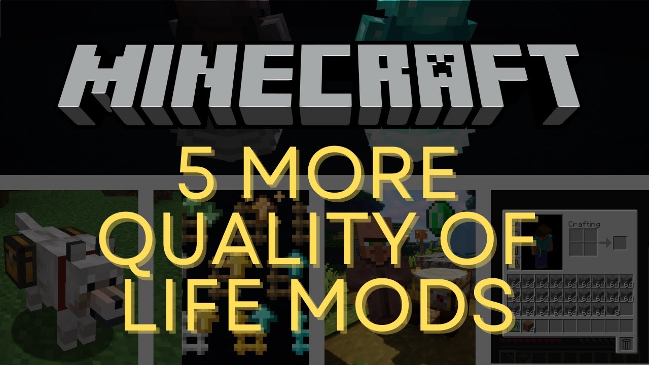 Minecraft - Mod review, 5 MORE Quality of Life mods - YouTube