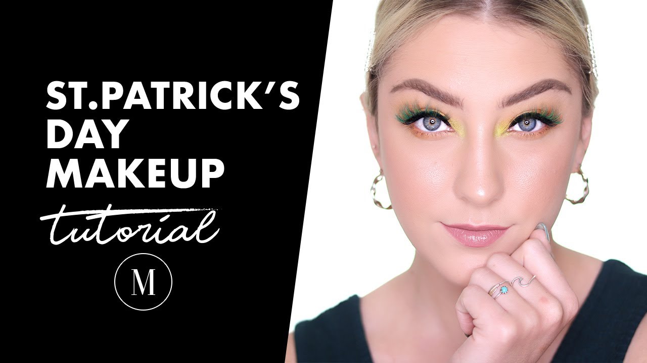 St. Patrick's Day Makeup Tutorial | MoxieLash - YouTube