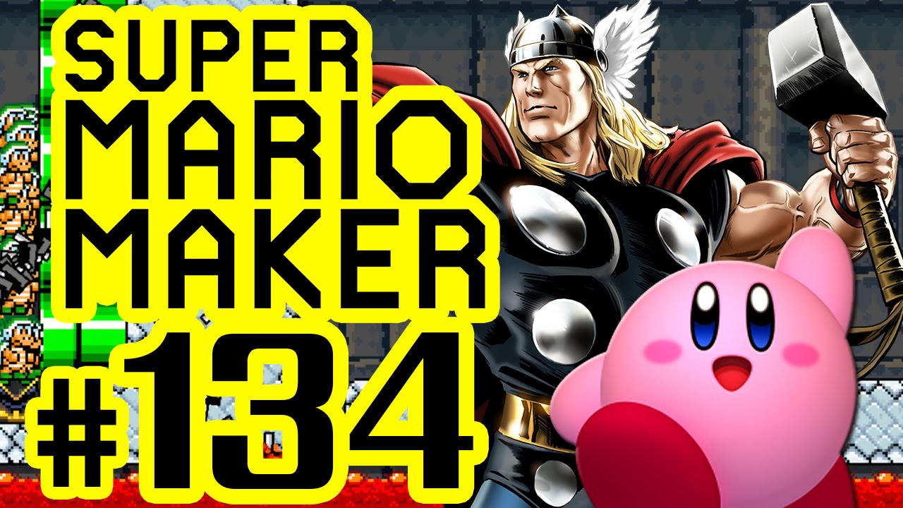 SUPER MARIO MAKER # 134 👷 Ideen-Recycling & Thors Hammer-Level! - YouTube