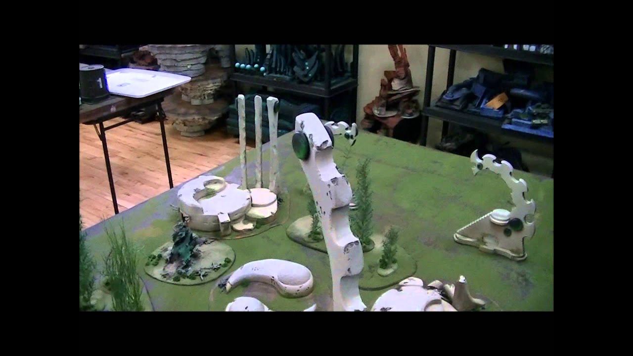 Eldar Battlefield Terrain - YouTube