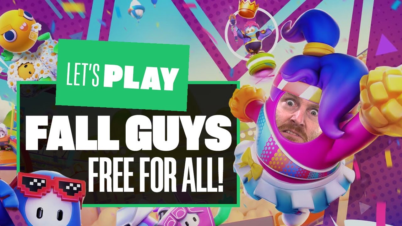 Let's Play Fall Guys Free to Play Release Day - FALL GUYS FREE FOR ALL ...