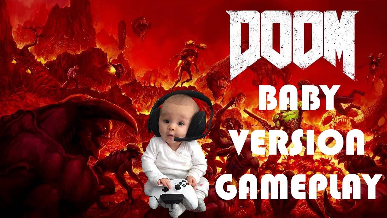 DOOM GAME PLAY WITH FUNNY BABY COMMENTARY IN URDU HINDI - YouTube
