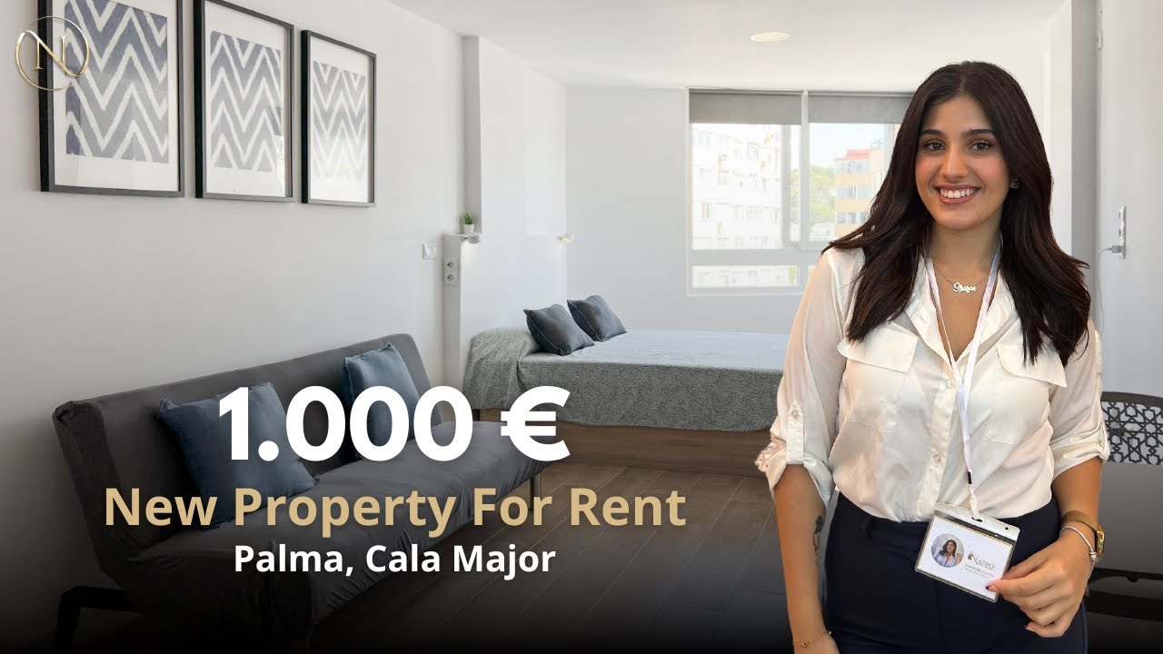 Spectacular brand new completely renovated studio in Cala Major - YouTube