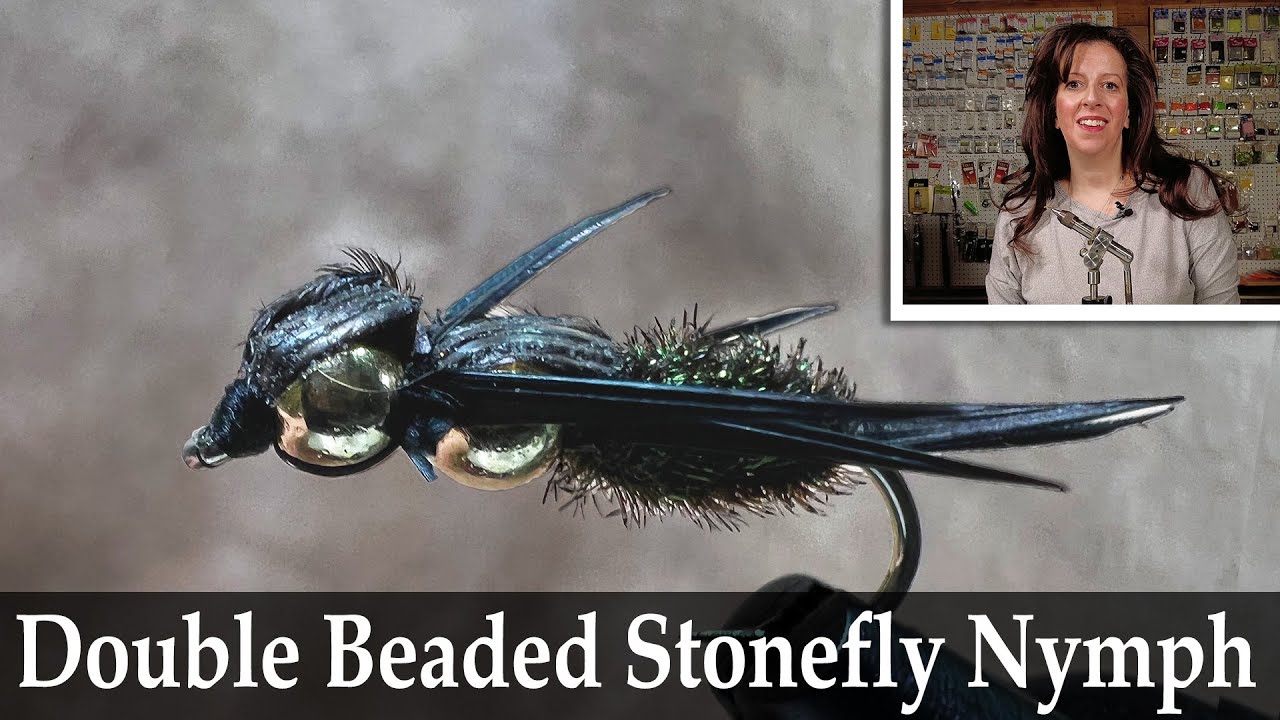 Double Beaded Stonefly Nymph - Dandy Reiner - Fly Tying Tutorial For ...