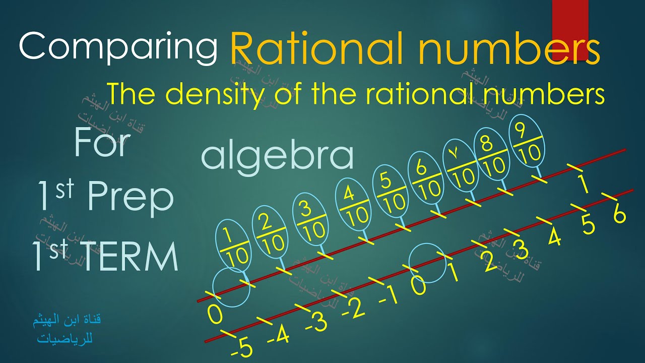 The density of the rational numbers - YouTube