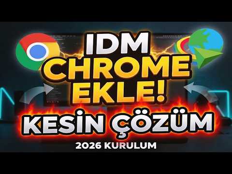 IDM Chrome Uzantısı Nasıl Eklenir? (2026 | İndirme Butonu Çıkmıyor Çözümü)
