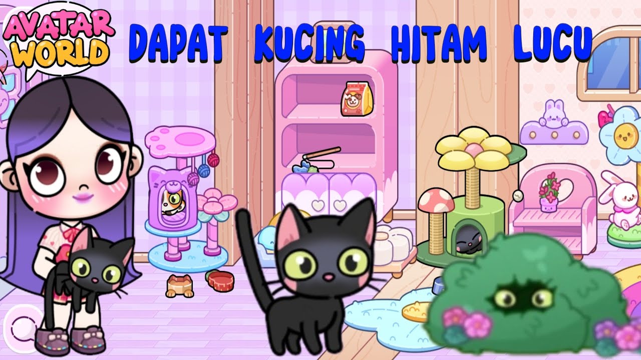 Cara Mendapatkan Kucing Hitam Lucu | Avatar World - YouTube