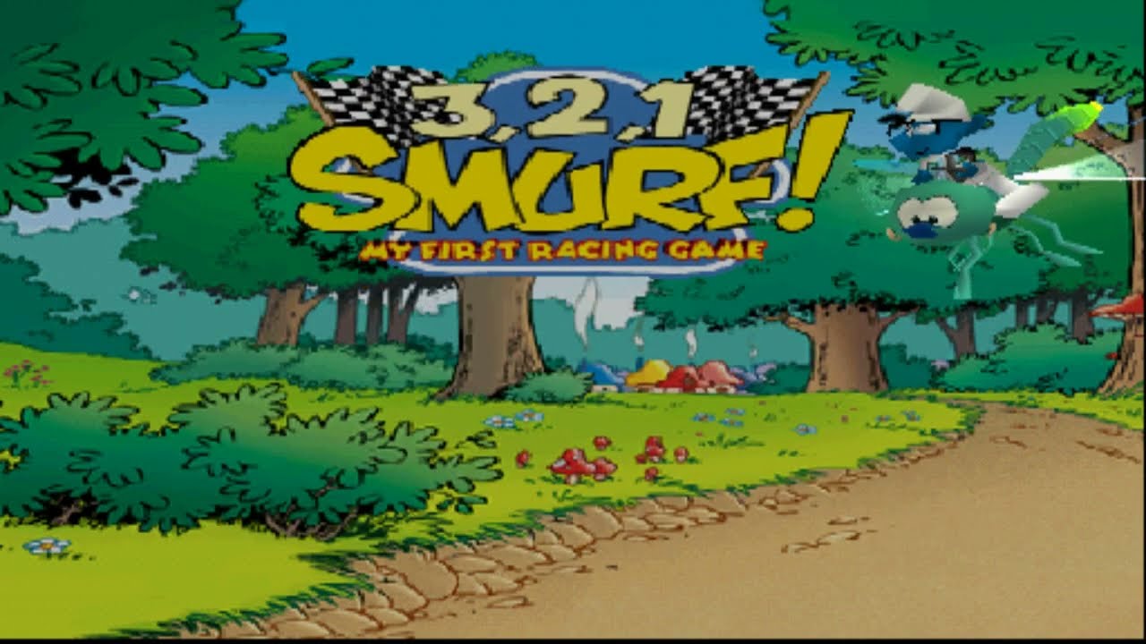 3, 2, 1, Smurf!: My First Racing Game - PS1 Gameplay - YouTube