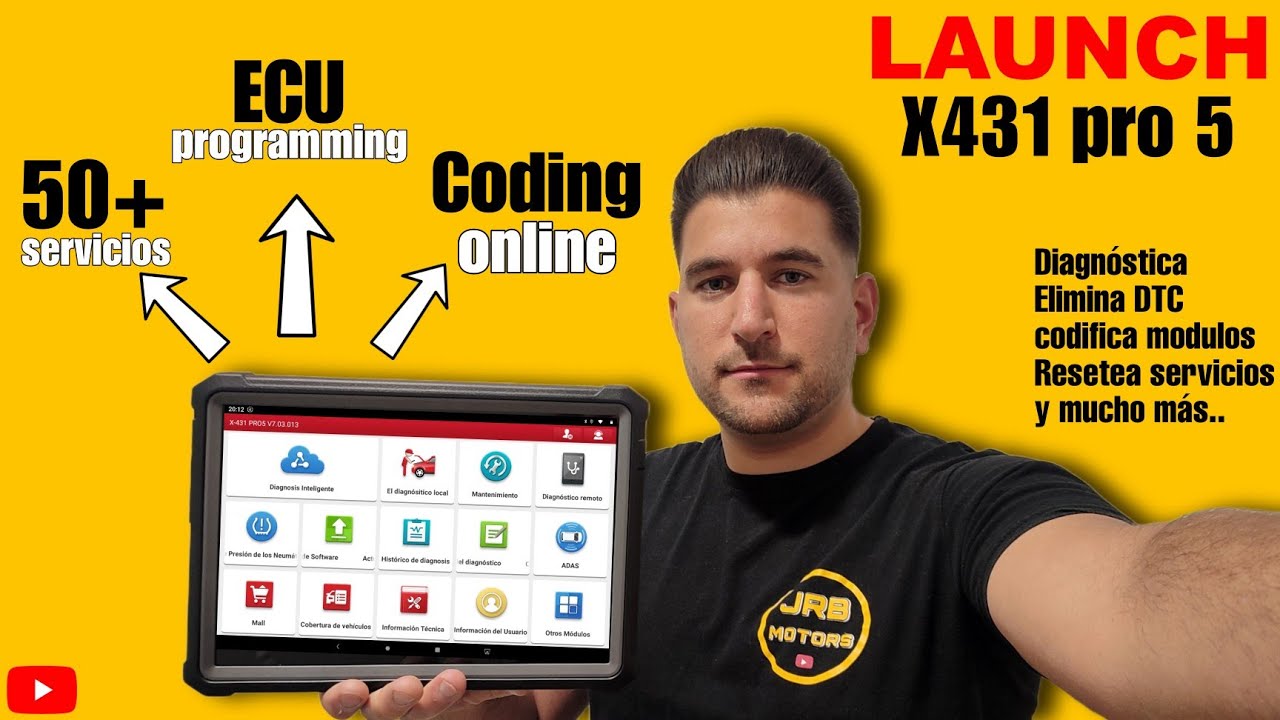 ¿La mejor maquina de diagnosis? | LAUNCH x431 pro 5 (2023) - YouTube