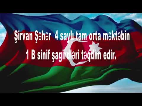 Sirvan seher 4 sayli tam orta mektebin 1 b sinifi.hazirladi .Natiq Mehemmedov.