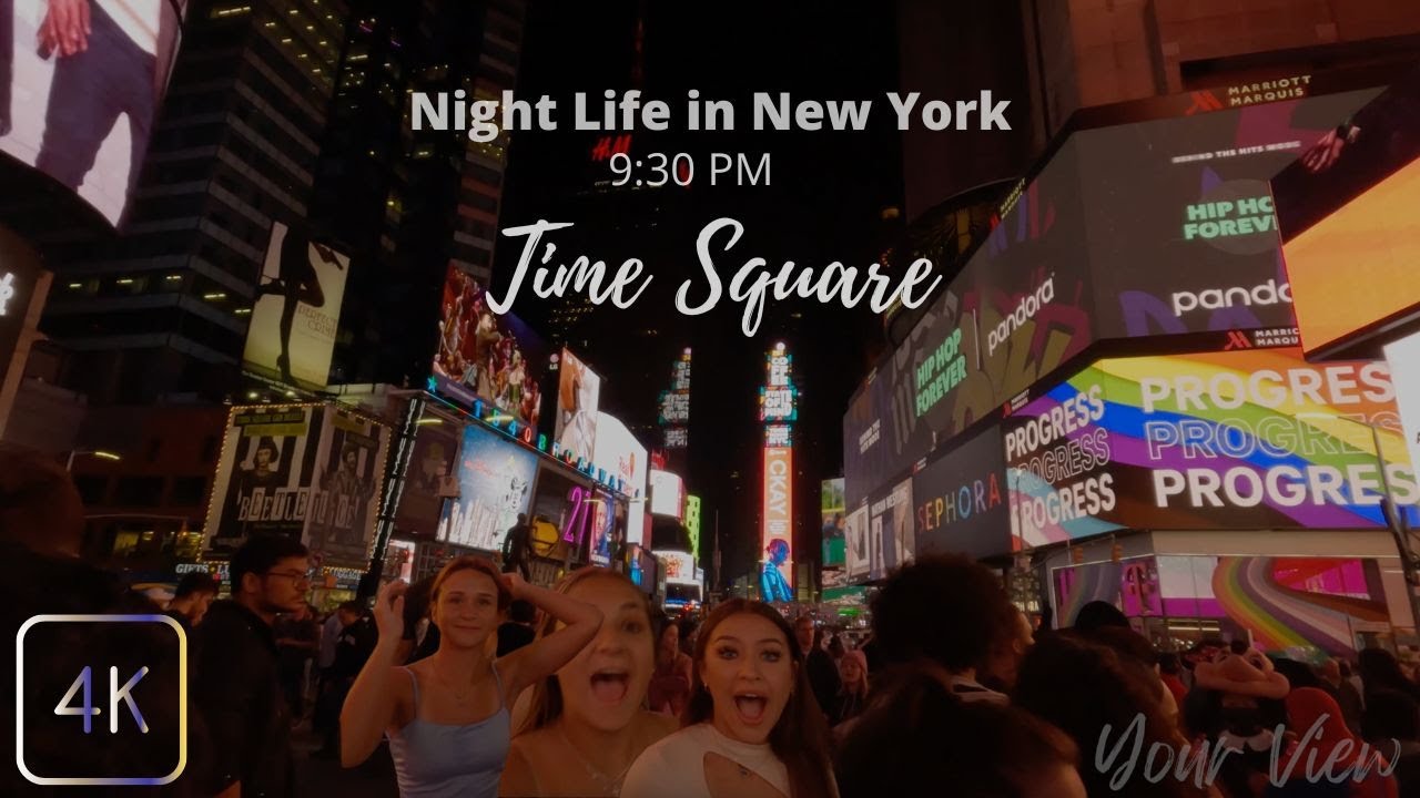 Time Square NY Night Walk | 4K 60fps - YouTube