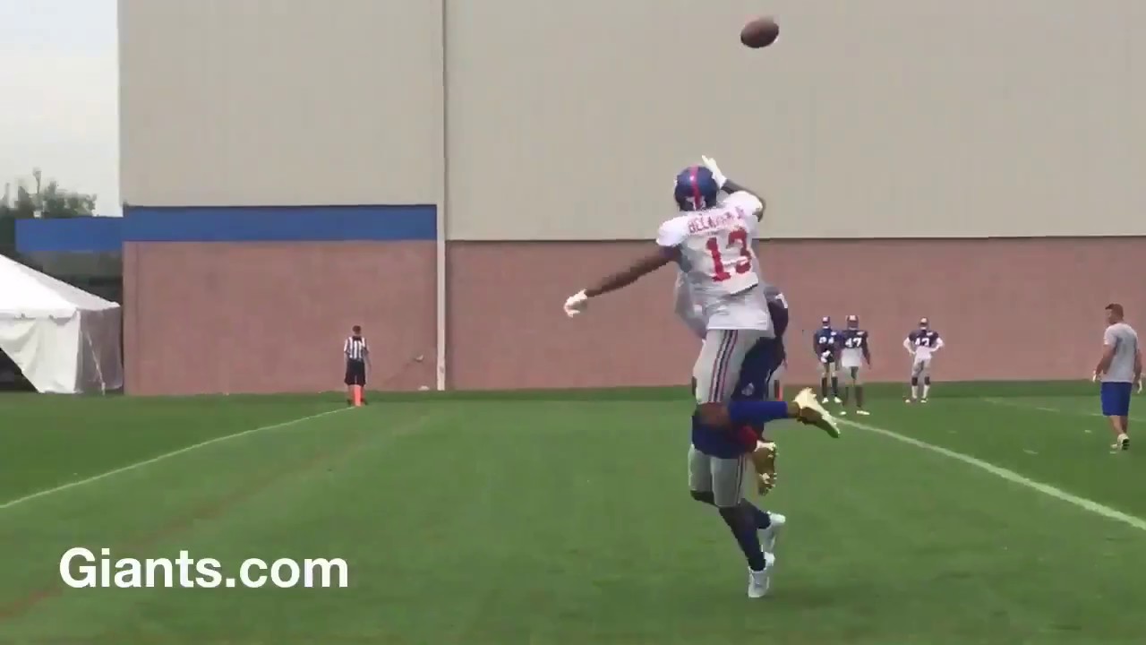 Odell Beckham Jr makes another INSANE one handed catch in practice # ...
