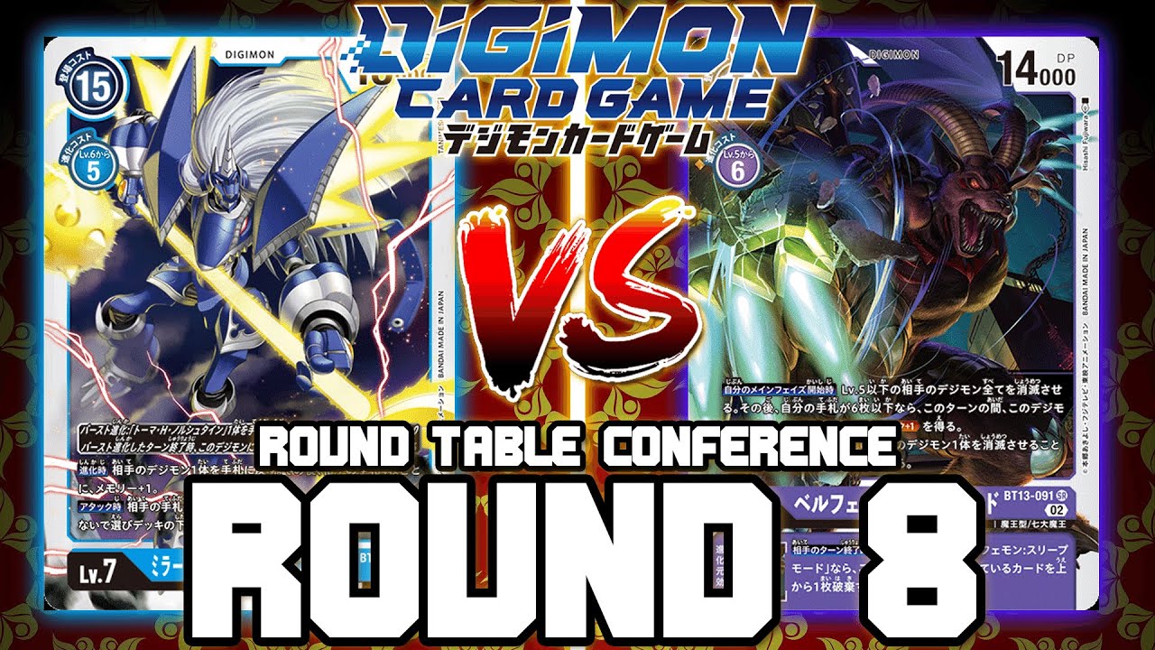 MirageGaogamon BM VS Belphemon!! | Digimon Card Game: BT-13 Round Table ...