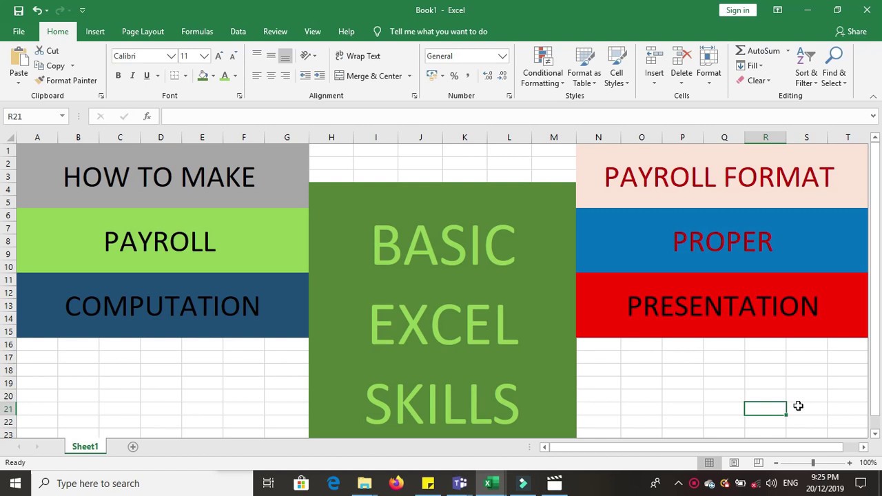 How To Make Payroll Computation For Proper Presentation Using Basic How To Make Payroll Computation For Proper Presentation Using Basic