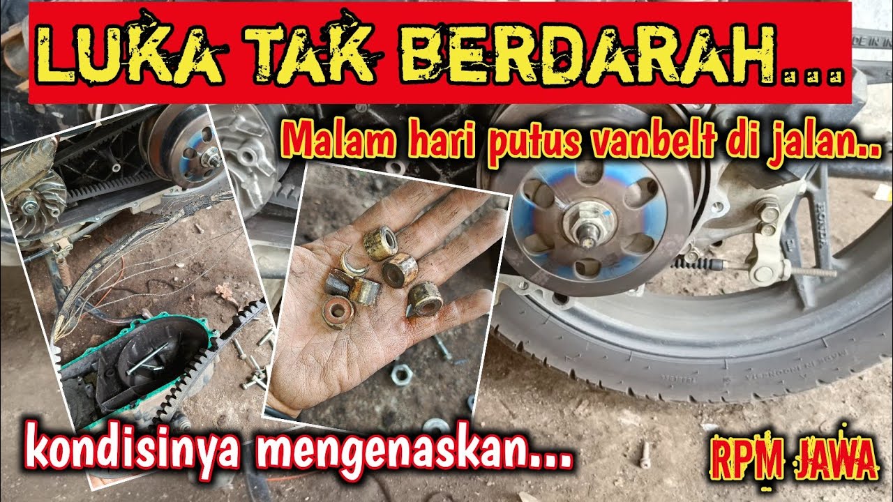 Honda beat vanbelt putus di jalan Bongkar cvt honda beat mogok putus ...
