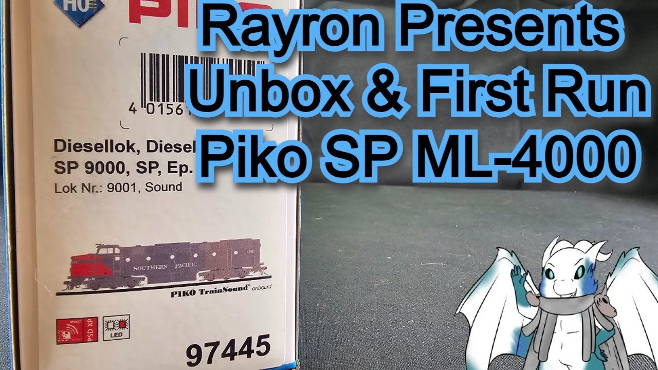 Rayron Presents Unbox & First Run: The Piko SP ML 4000 German Diesel ...