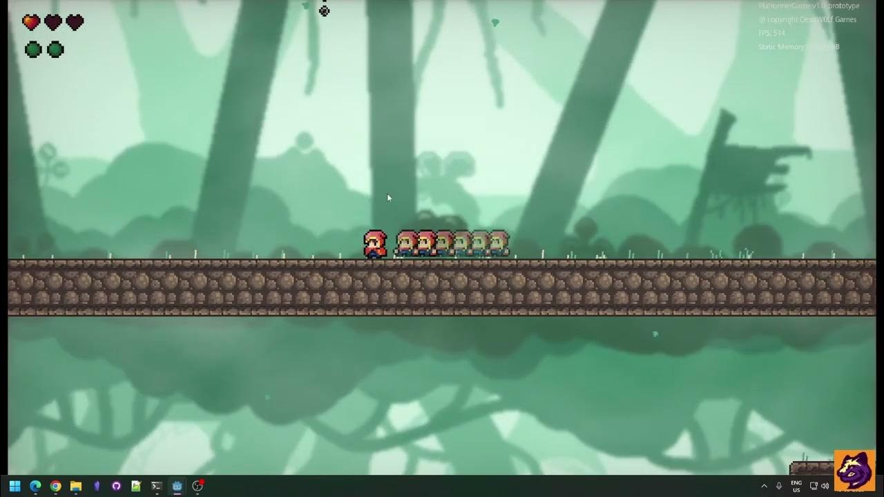 Parallax Layer, Particles and a New Character for my Platformer game - Godot 4 - YouTube