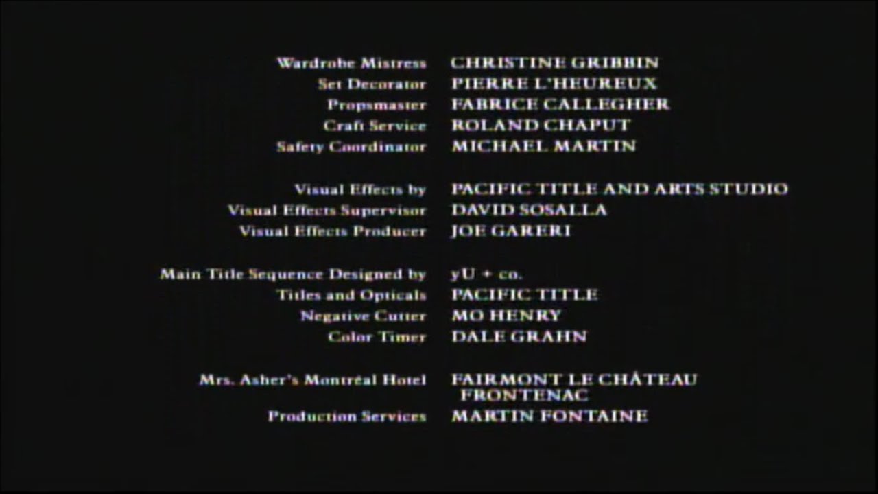 Taking Lives (2004) End Credits (UniMás 2025) - YouTube