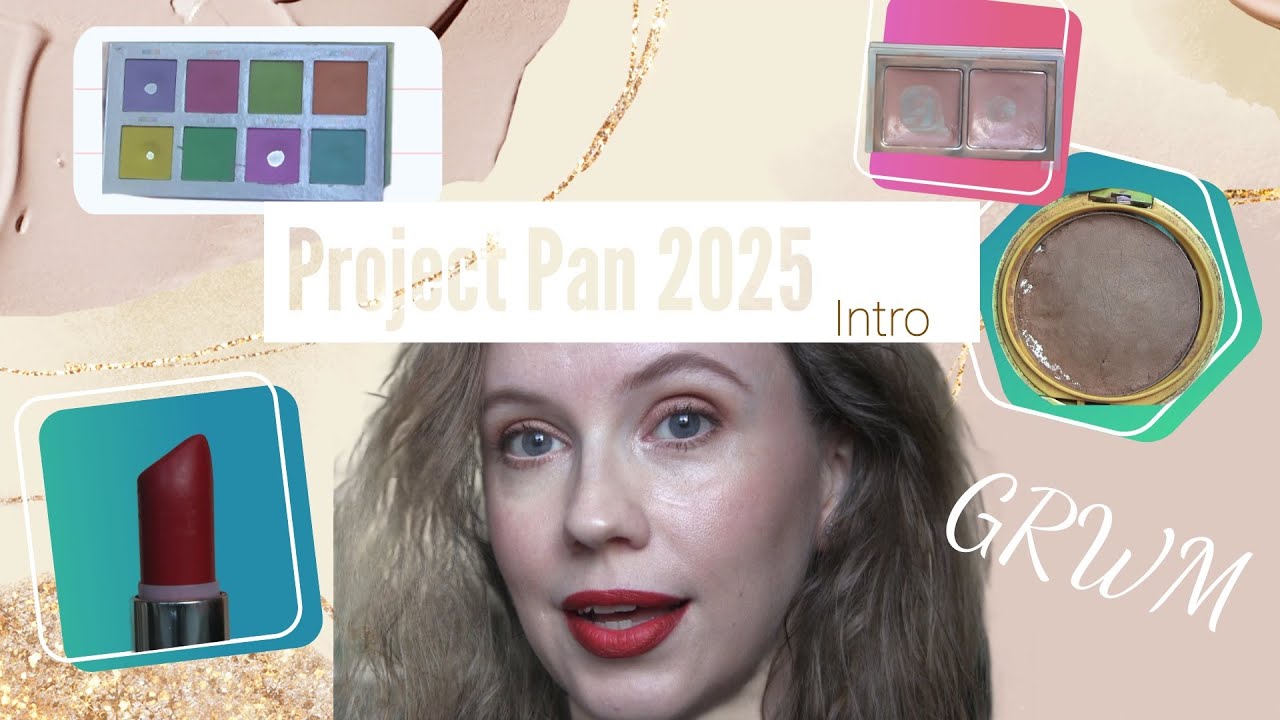 PROJECT PAN INTRO// Makeup I want to use up in 2025 | GRWM - YouTube