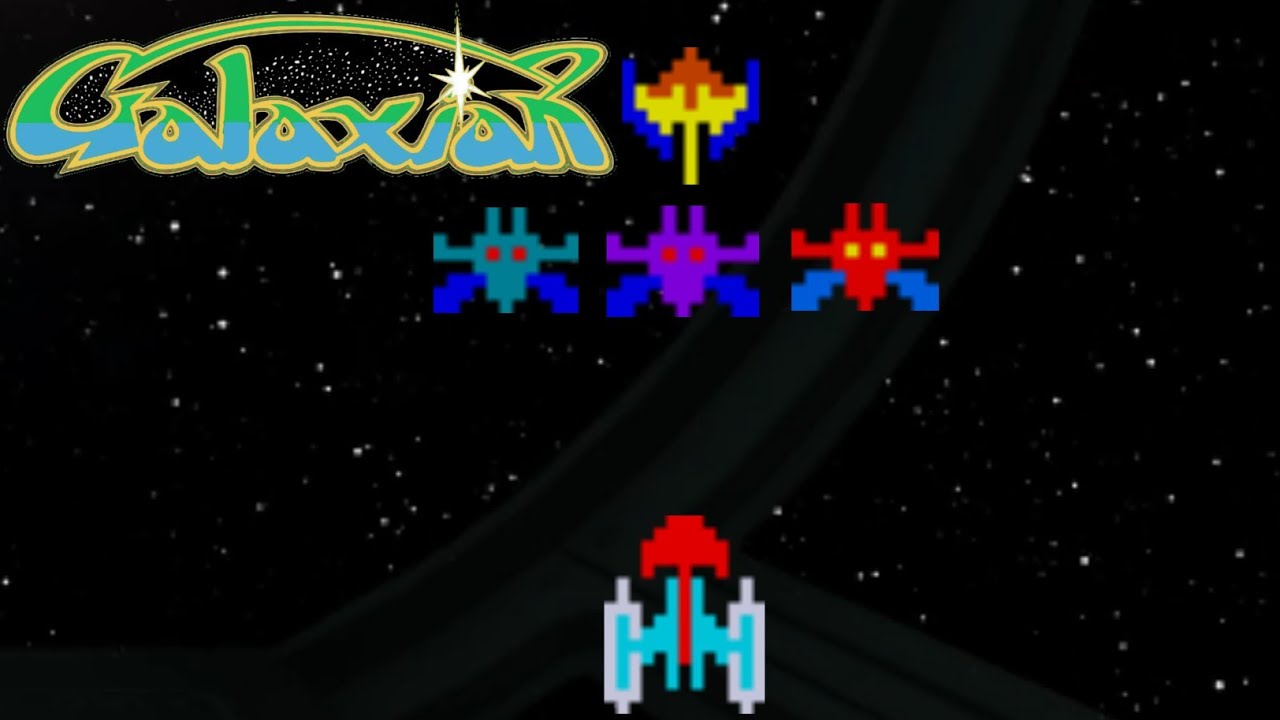 Galaxian (Arcade Gold Pac-Man Plug N Play Gameplay) - YouTube