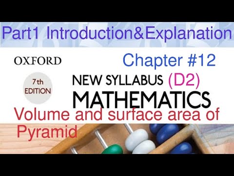 New Syllabus Mathematics Book D2| Chapter 12 Volume and Surface area of ...