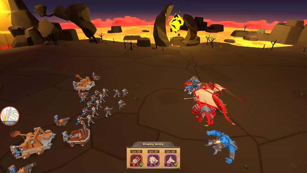 CHALLENGE 50 Level Gameplay in EMPIRE BATTLE SIMULATOR - YouTube