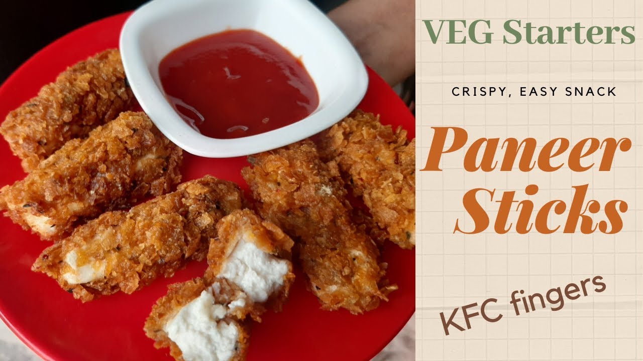 Crispy Paneer Sticks | Paneer Fingers | खस्ता पनीर फिंगर्स | Paneer ...