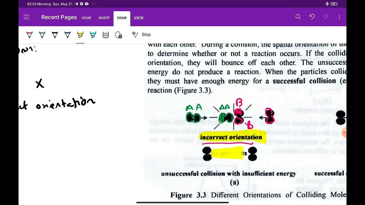 Grade 12 Chemistry Chapter 3, 3.2 - Collision theory and activation ...