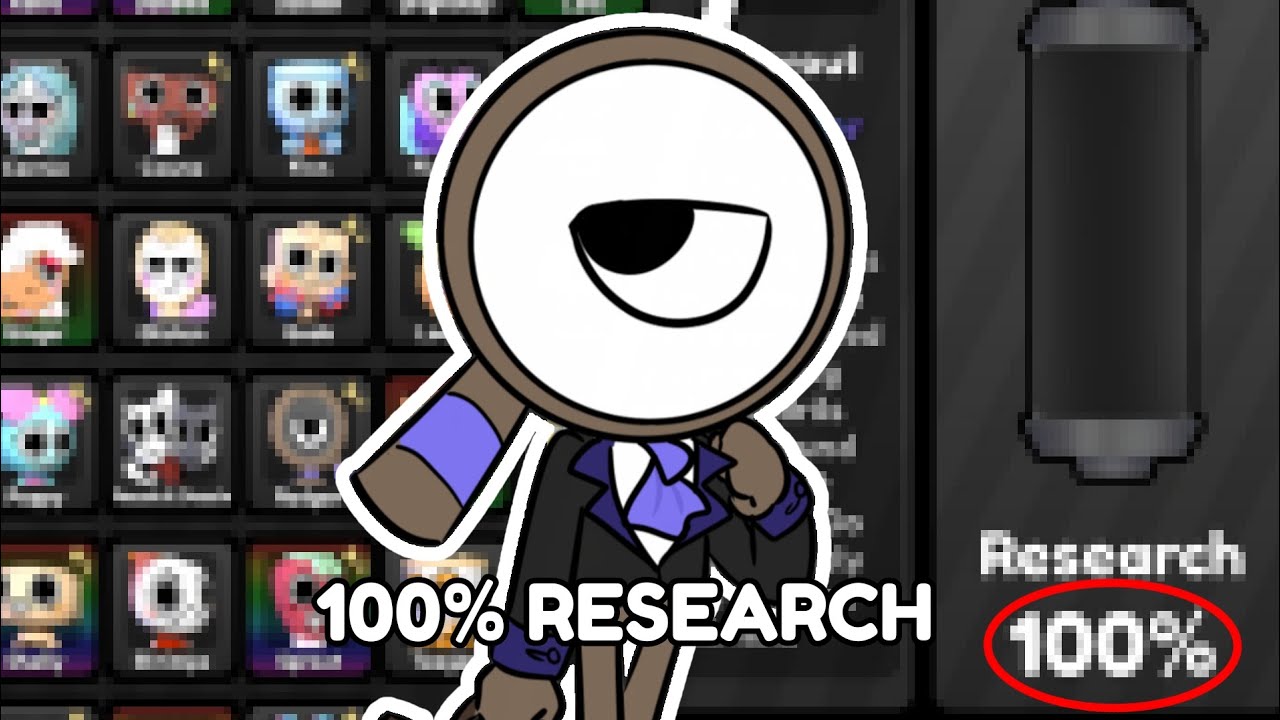 HOW TO 𝗘𝗔𝗦𝗜𝗟𝗬 GET 100% RESEARCH IN AN HOUR!! || Dandy's World - YouTube