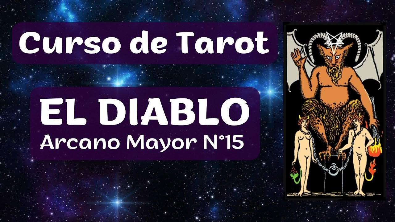 CURSO DE TAROT: EL DIABLO. Significado. Arcano N°15. - YouTube