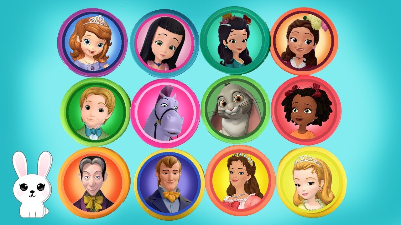 Disney Jr Princess Sofia the First Playdoh Toy Surprises | Ferfertoys ...