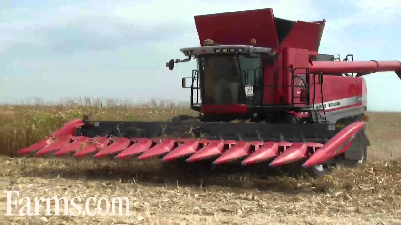 New Massey Ferguson 9540 Combine at Farm Progress Show Demonstrations ...