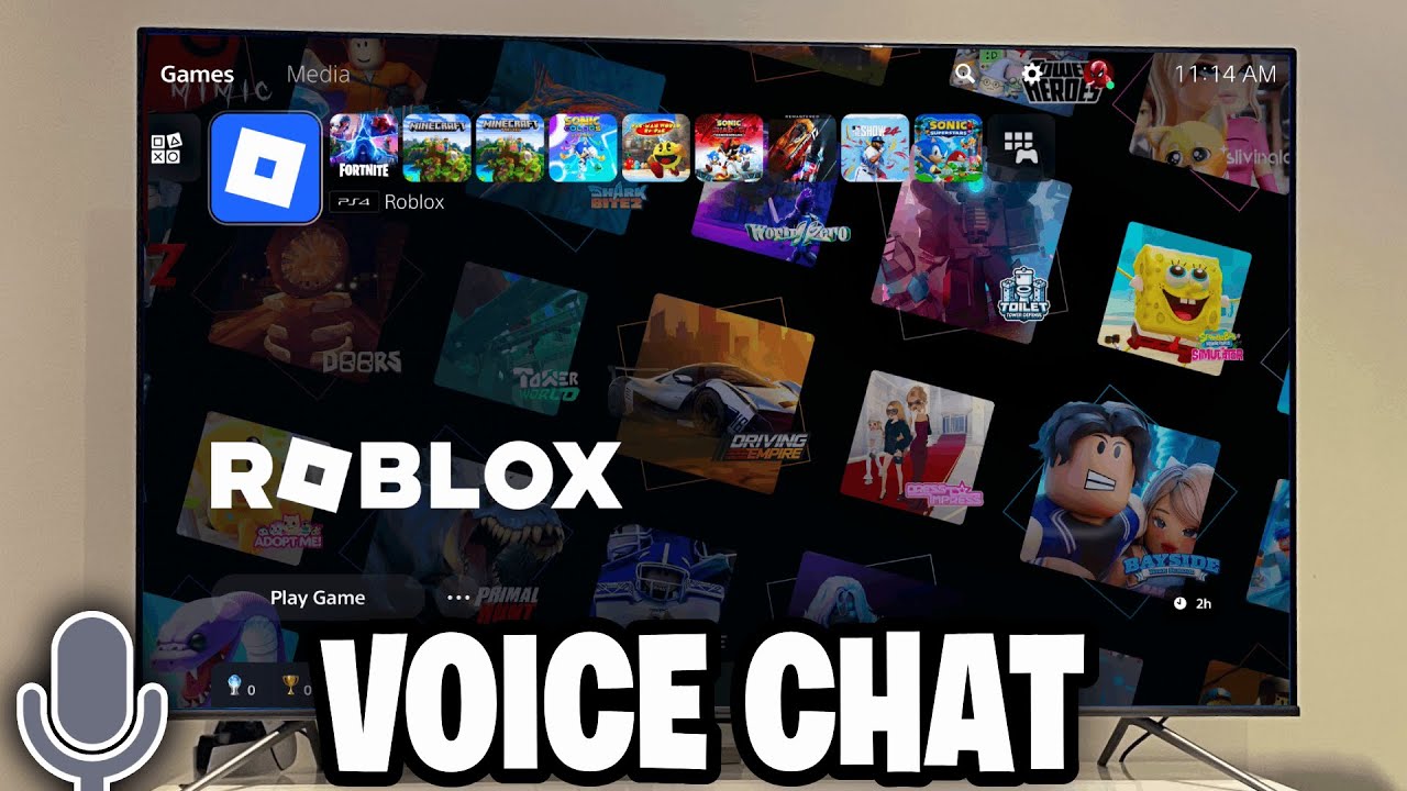 How To Turn On Voice Chat On Roblox PS5! - Tutorial - YouTube