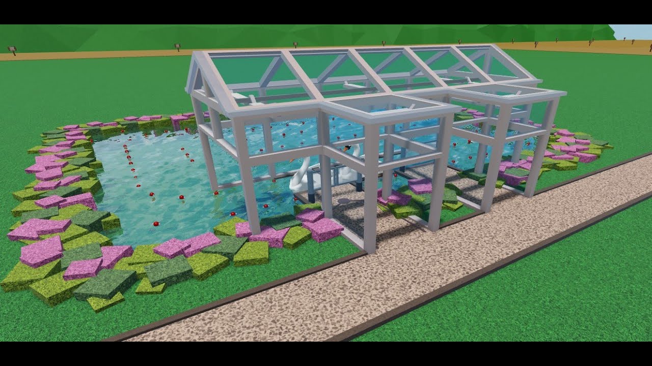 Building A Simple Swan Ride Entrance | Theme Park Tycoon 2 | TPT2 ...
