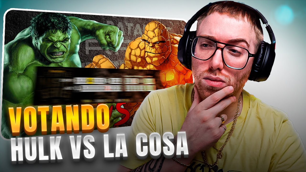 RODRIGO QUESADA VOTA LA ÉPICA BATALLA DEL FRIKISMO DE HULK VS LA COSA ...