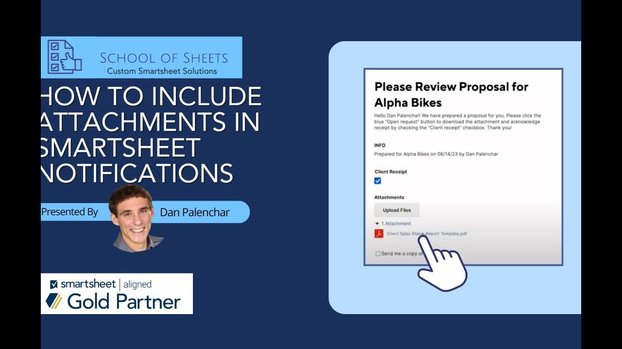 How to Include Attachments in Smartsheet Notifications | Advanced ...