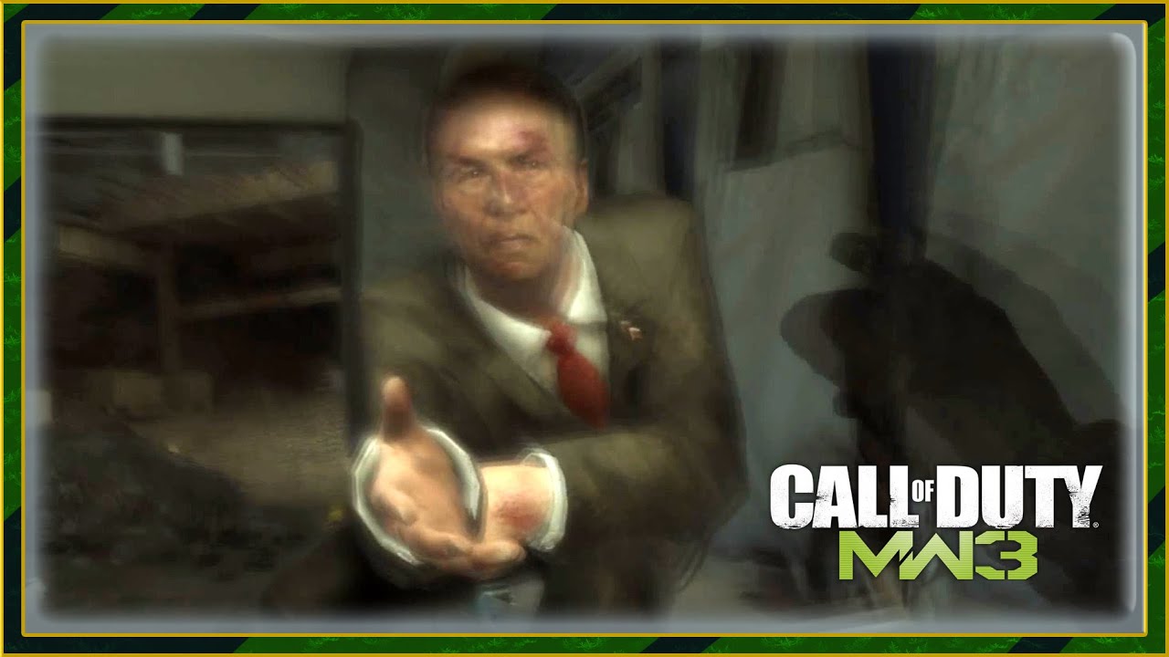 You don't look well Mr. President! Call of Duty: Modern Warfare 3. Ch ...
