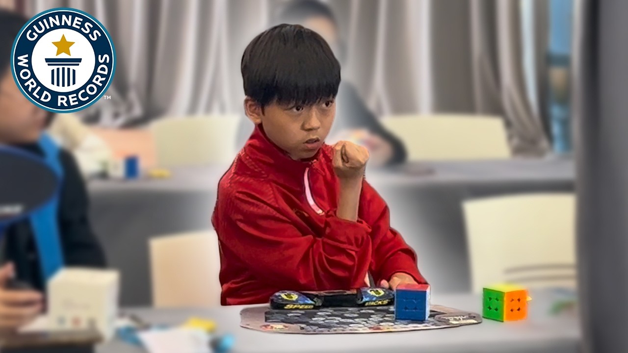 Fastest Average Cube Solve Record SMASHED - Guinness World Records ...