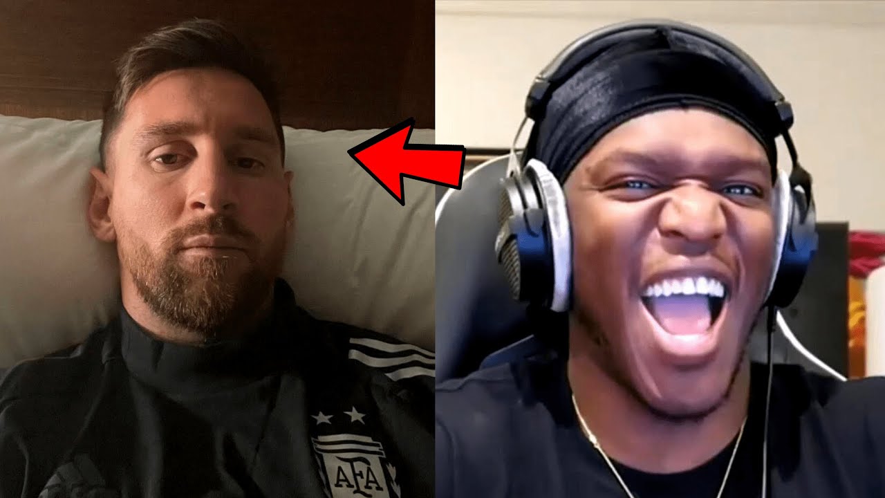 KSI Laughs At Lionel Messi Losing At World Cup! - YouTube