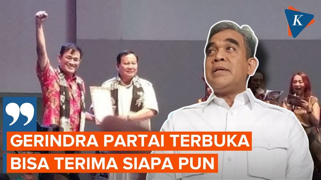 Gerindra Siap Tampung Budiman Sudjatmiko Usai Dukung Prabowo Tapi