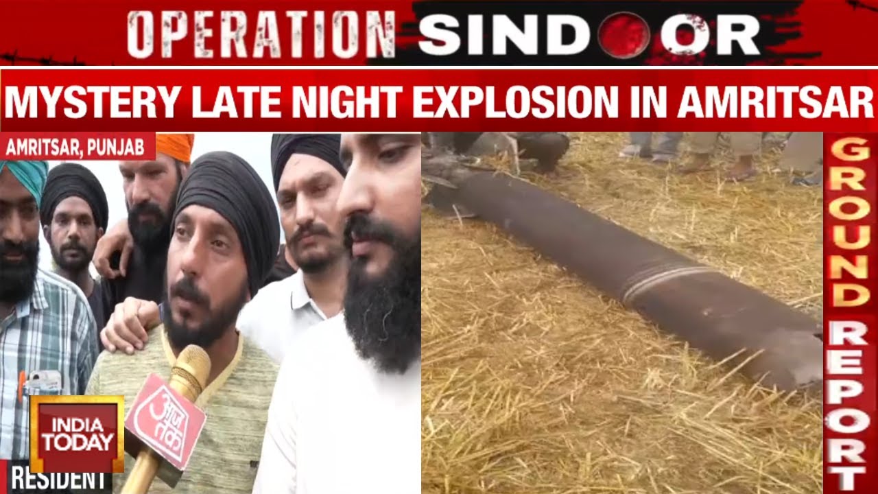 Mystery Explosion in Amritsar: Missile-like Debris Found In Fields ...