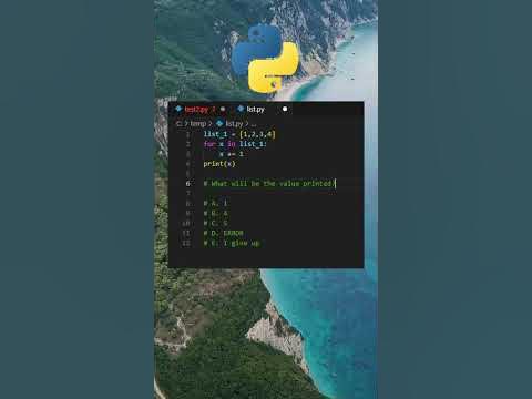 MORE Python Questions (for beginners) pt 4 #coding #python #shorts #tips - YouTube