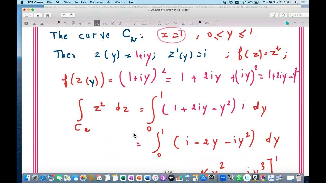 Complex Integrals التكاملات المعقدة - YouTube