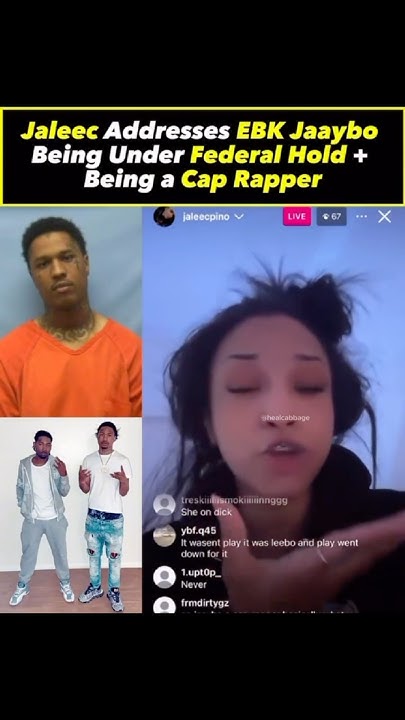 Jaleec from no jumper says EBK jaaybo is cap - YouTube